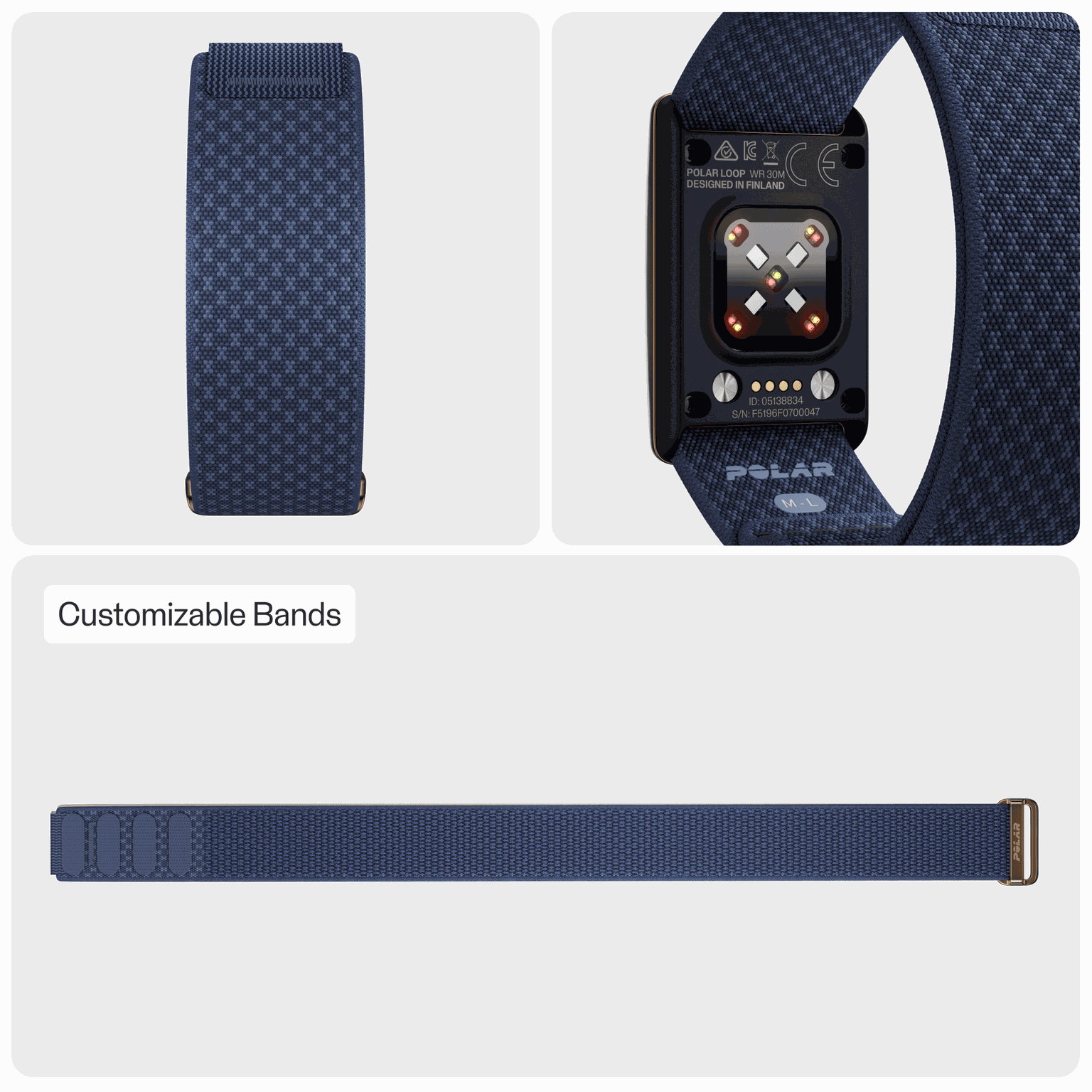 WB LOOP GEN2 ORA S-L, Wristband Loop Gen2 S-L, ranneke, unisex ...