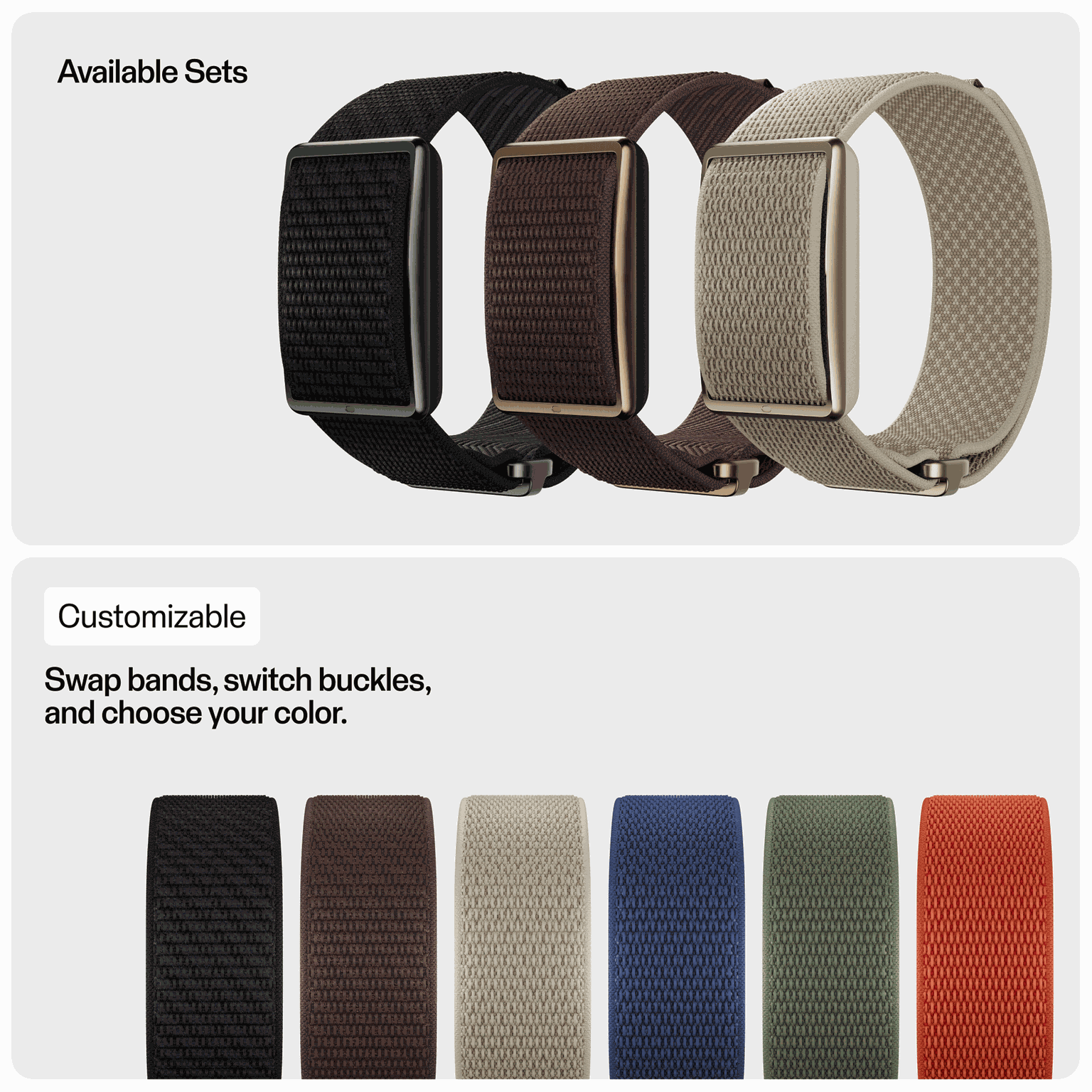WB LOOP GEN2 ORA S-L, Wristband Loop Gen2 S-L, ranneke, unisex ...
